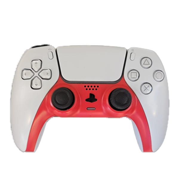 PS5 Sony DualSense Controller - Wit met Custom Rode Plate (PS5) kopen - €58