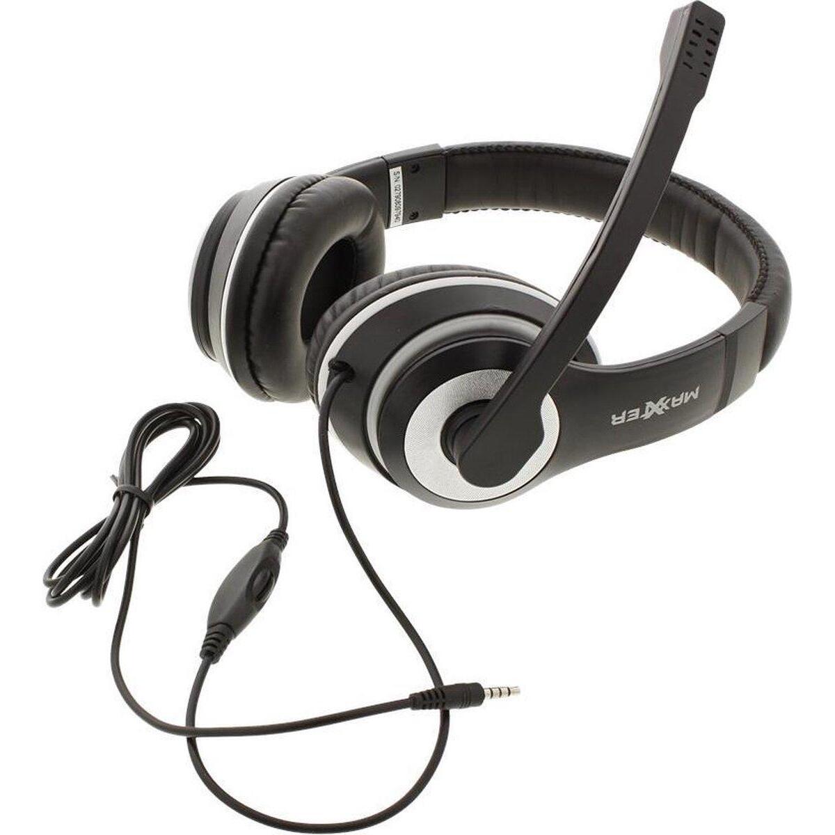 Maxxter Stereo Headset - Zwart/Grijs (Switch) | €17.99 | Goedkoop!